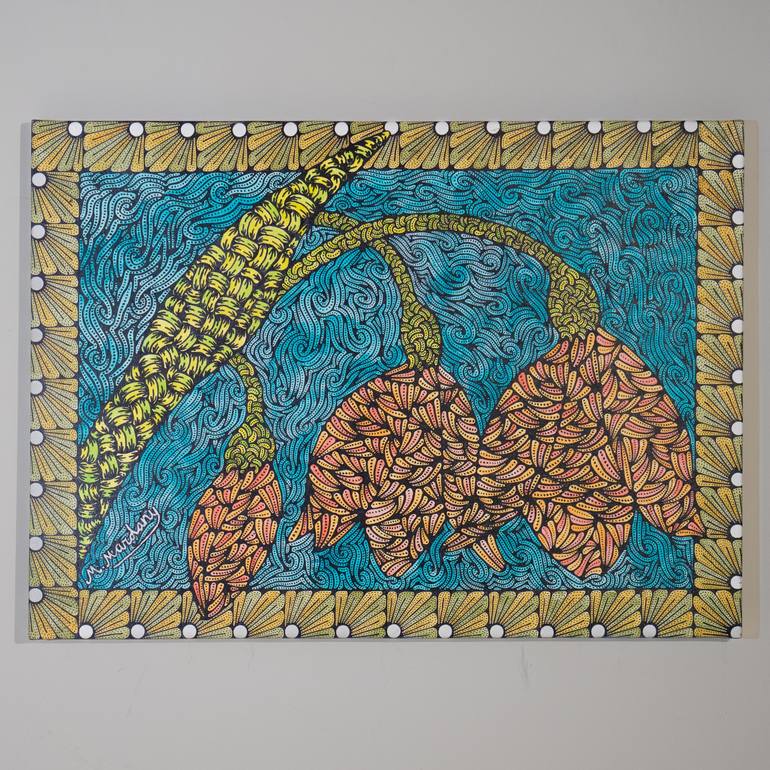 Sad Flower Drawing by Ali Koubaissi | Saatchi Art