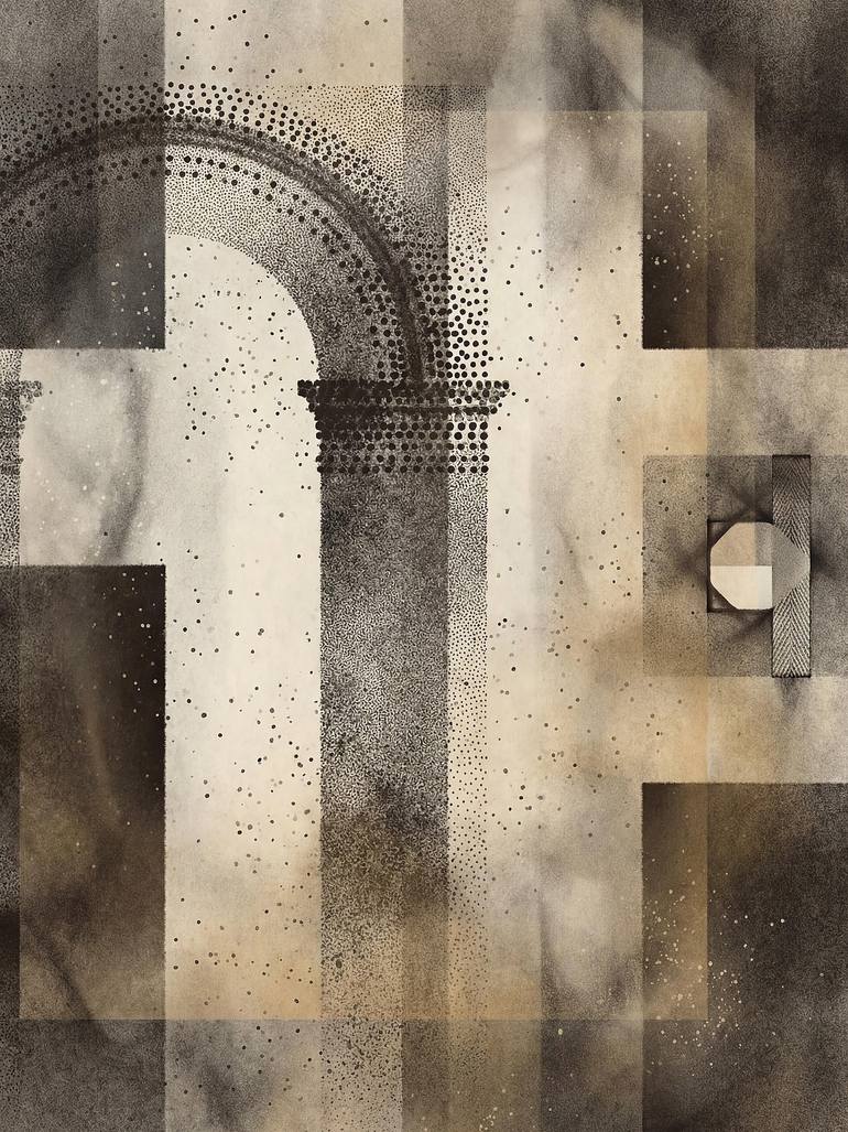 Fragments of a Lost Meridian Painting by Constantine Cheshire | Saatchi Art