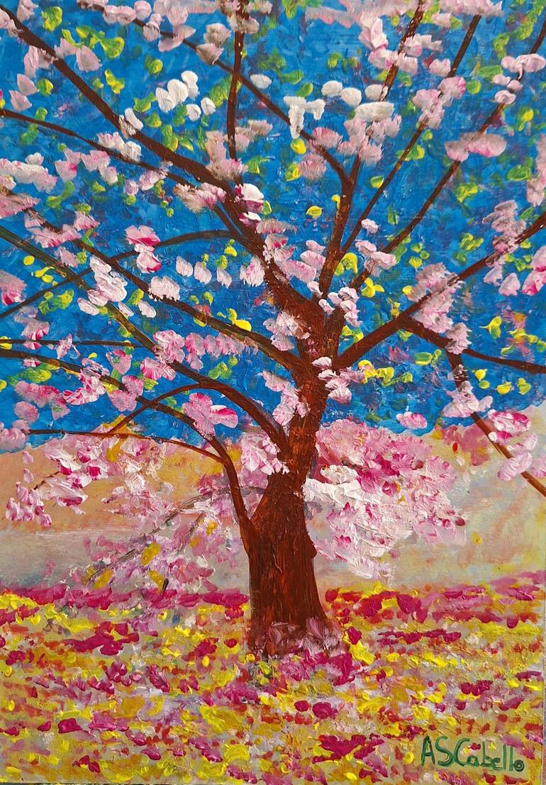 Primavera Painting by Antonio Sanchez | Saatchi Art