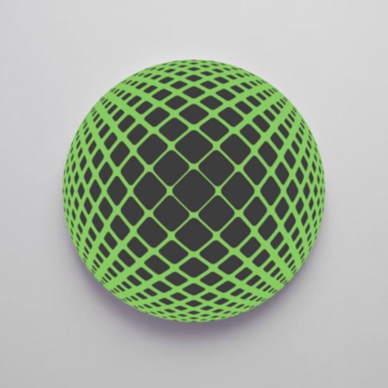 Chromatic Sphere Painting by Kai Ax | Saatchi Art