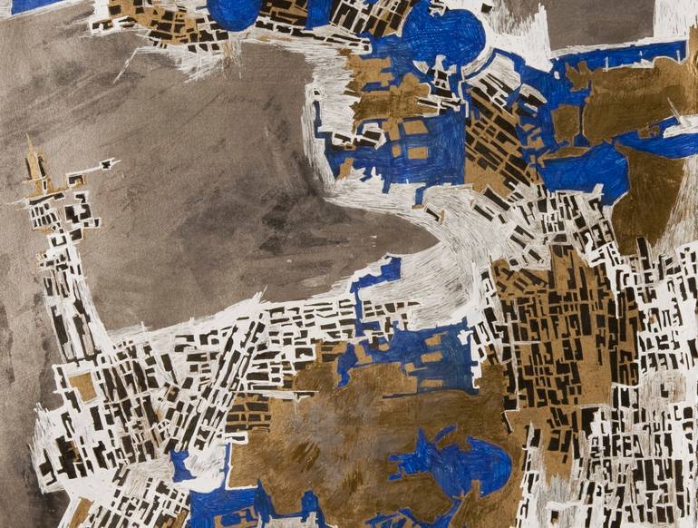 Detail. We are from this land. We are one of you. Drawing by Caitlin ...