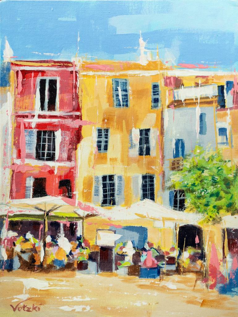 Dance of Light on the Southern Square Painting by Micjan Art | Saatchi Art