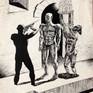 Allegory No. 3 - ,,Two-face,, Drawing by Sergei Chudjakow | Saatchi Art