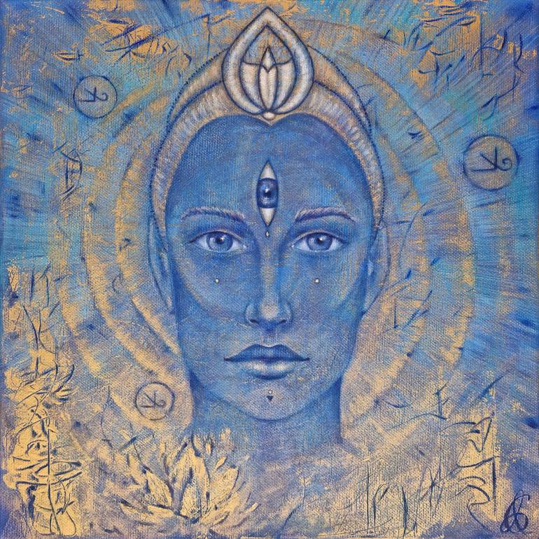 Tara. Knowledge. Painting by Anna Gorlight | Saatchi Art Hong Kong