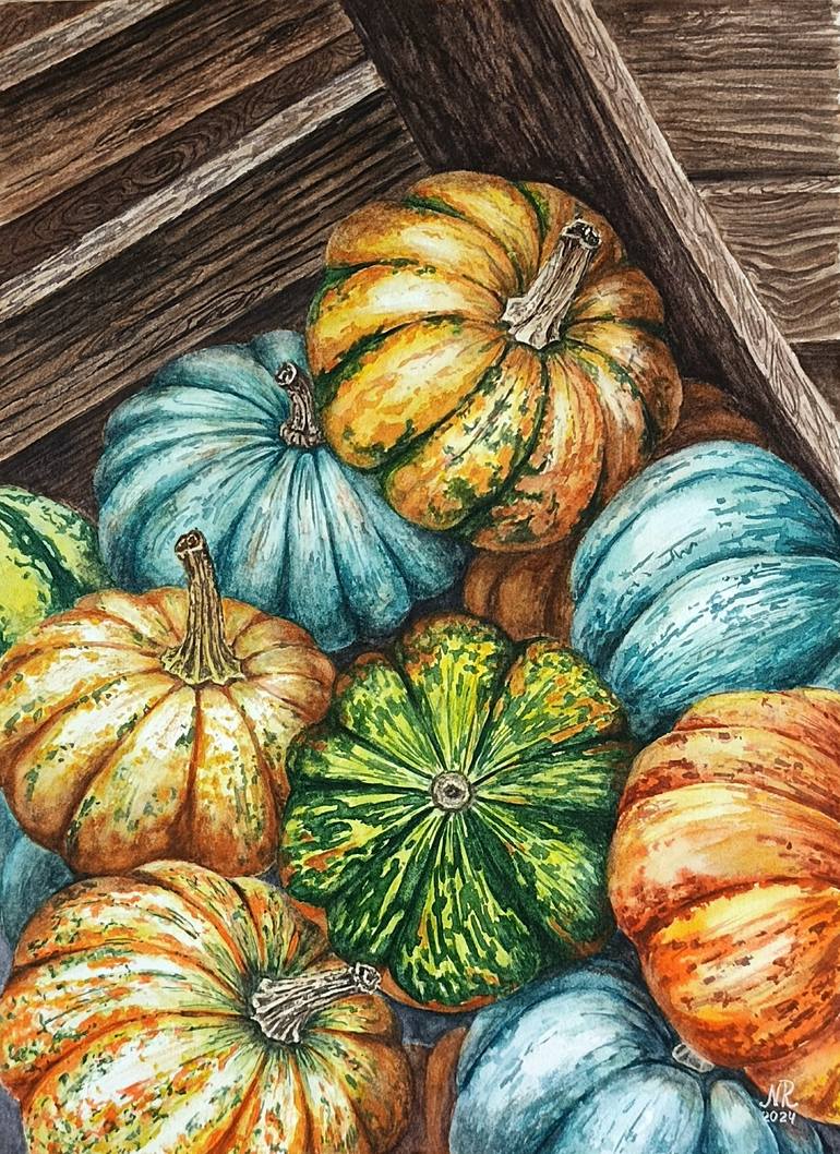Harvest Painting by Natalia Kalion | Saatchi Art