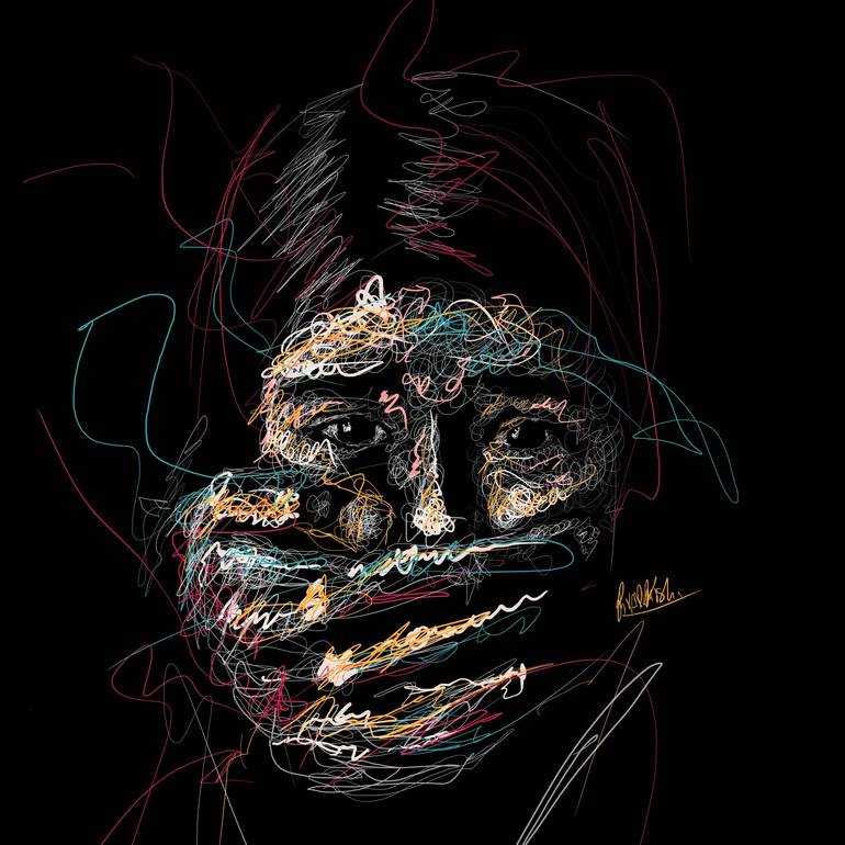 Stop Child Abuse Digital by Riyad Kishi | Saatchi Art