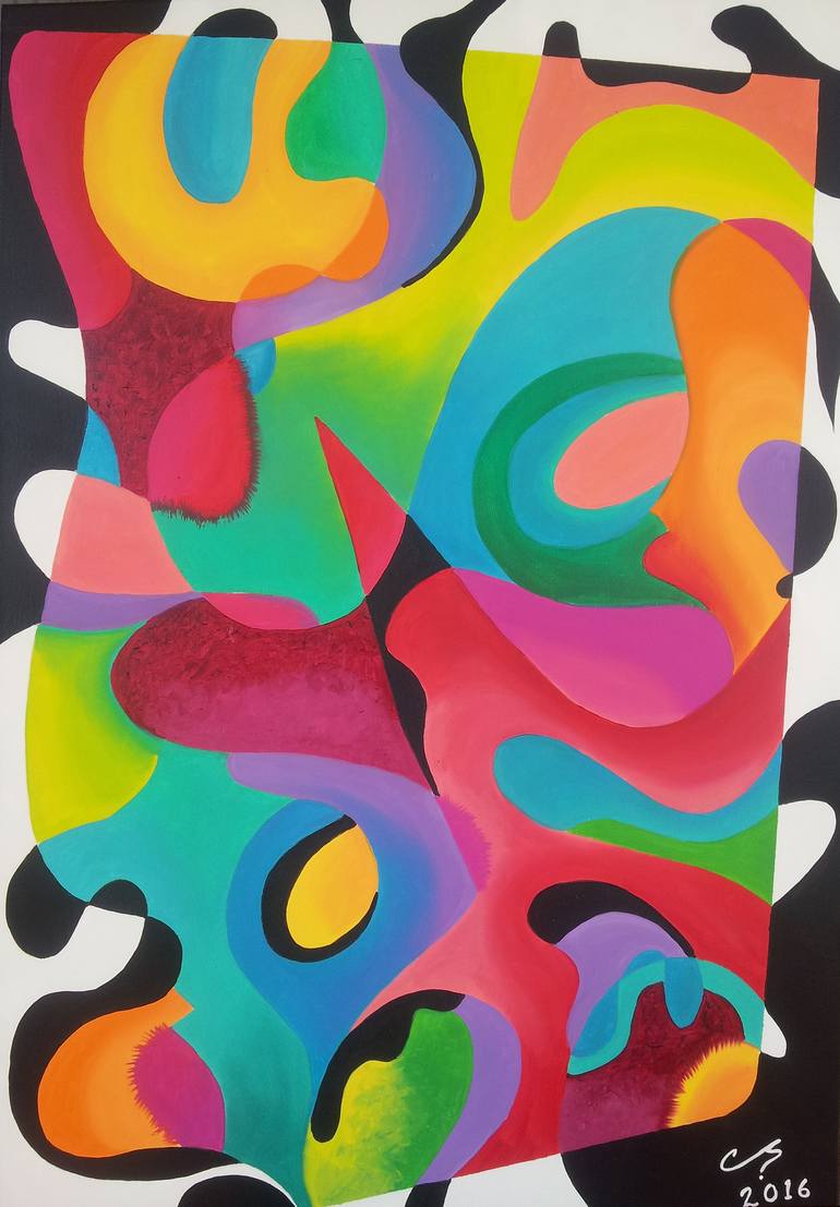 Shadow boundaries Painting by Coral Sanchez | Saatchi Art