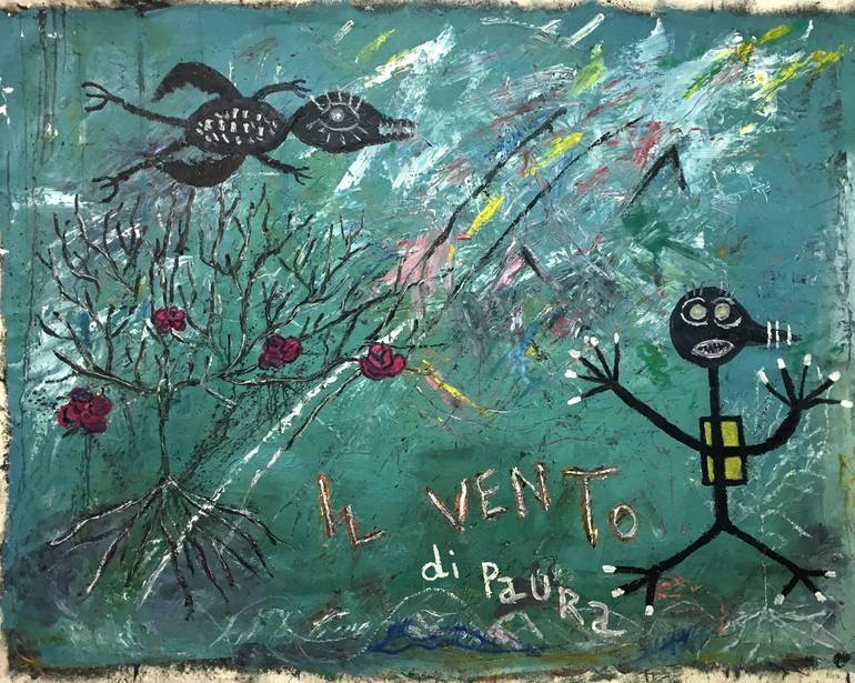 Adesso Il Vento Painting by Siro Carraro | Saatchi Art