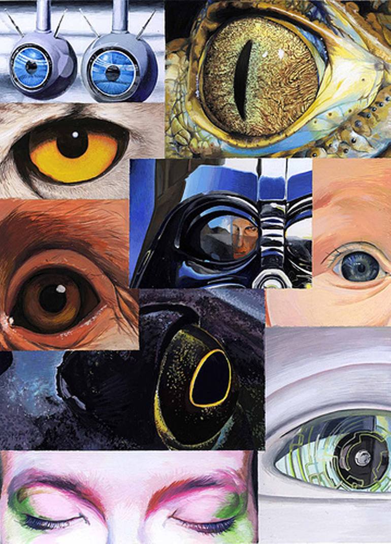 Eye Project Painting by Ying Xie | Saatchi Art