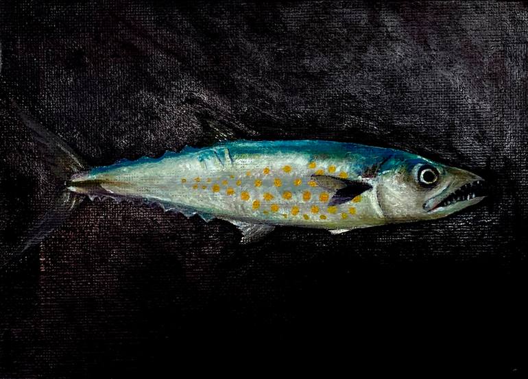 Sierra del pacifico (Scomberomorus sierra) Painting by Alfredo Guzman ...