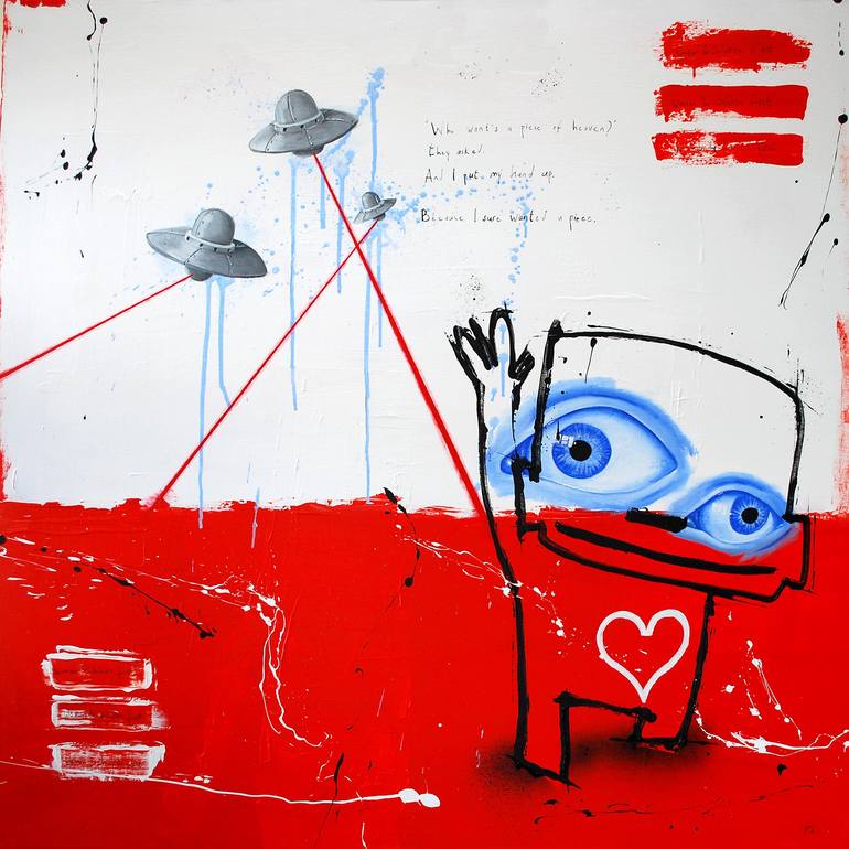 Piece of heaven Painting by Jan-Hein Arens | Saatchi Art