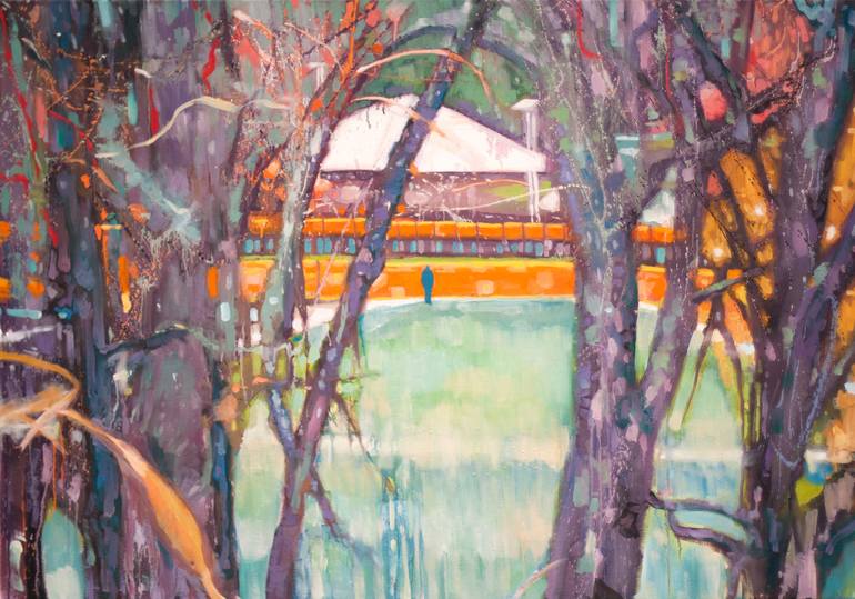 View Through Trees Painting by Ron Cooper | Saatchi Art