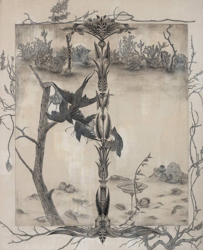 May the Wind Be Silenced Painting by Nahwoe Park | Saatchi Art
