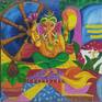 The Divine Presence of Shri Ganesh Ji Painting by Shubha Jain | Saatchi Art