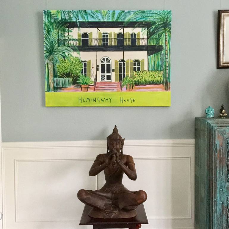 Ernest Hemingway House, Key West, Florida Painting by Clare Haxby ...