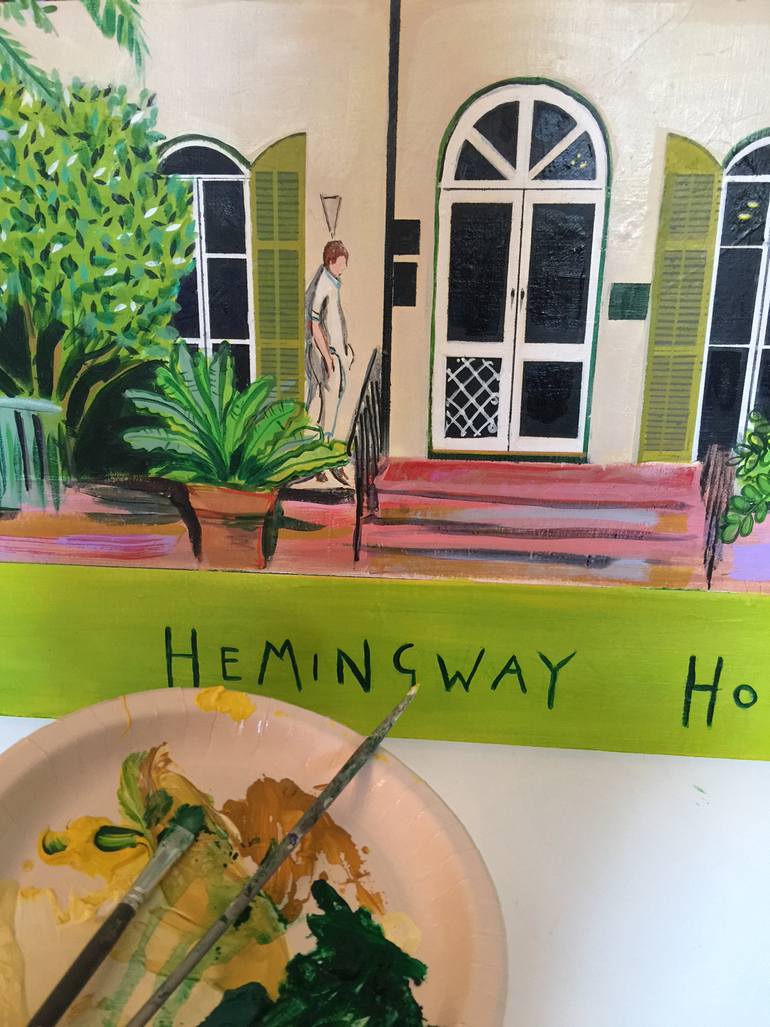 Ernest Hemingway House, Key West, Florida Painting by Clare Haxby ...