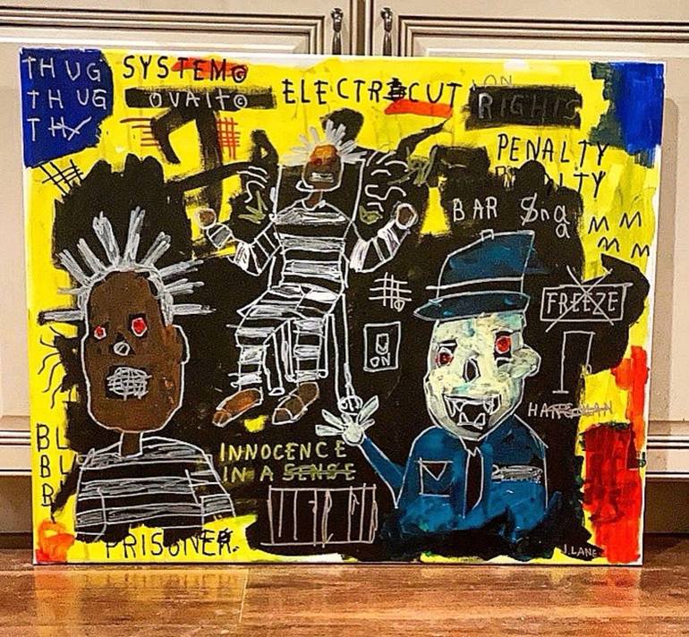 BLACK INEQUALITY Painting by J Lane | Saatchi Art