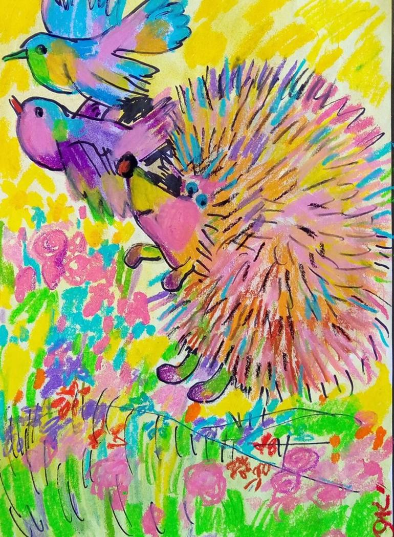 Igel Drawing by Olga Okaeva | Saatchi Art