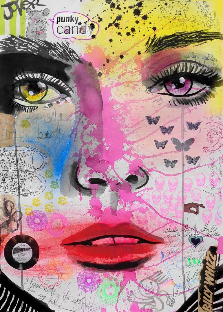 candy punk Drawing by LOUI JOVER | Saatchi Art