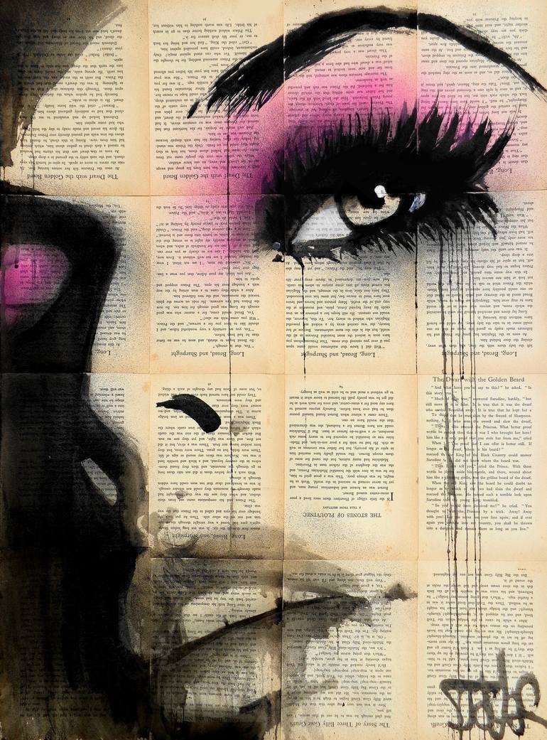 forever now Drawing by LOUI JOVER | Saatchi Art