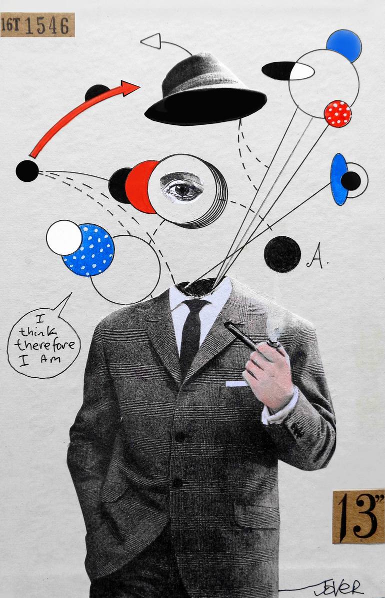 the philosopher Collage by LOUI JOVER | Saatchi Art