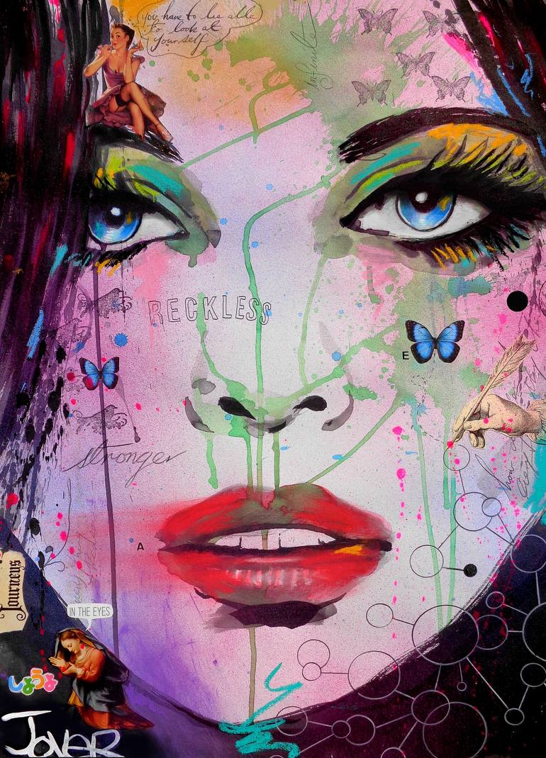 reckless...... Drawing by LOUI JOVER | Saatchi Art