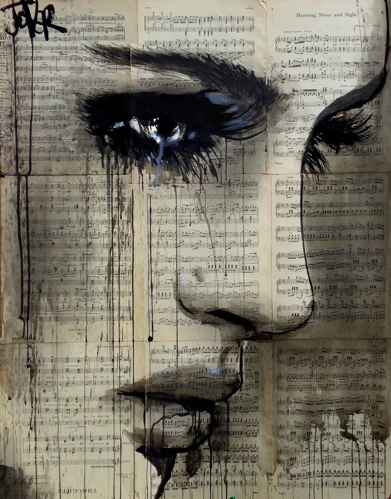 morning noon night Drawing by LOUI JOVER | Saatchi Art