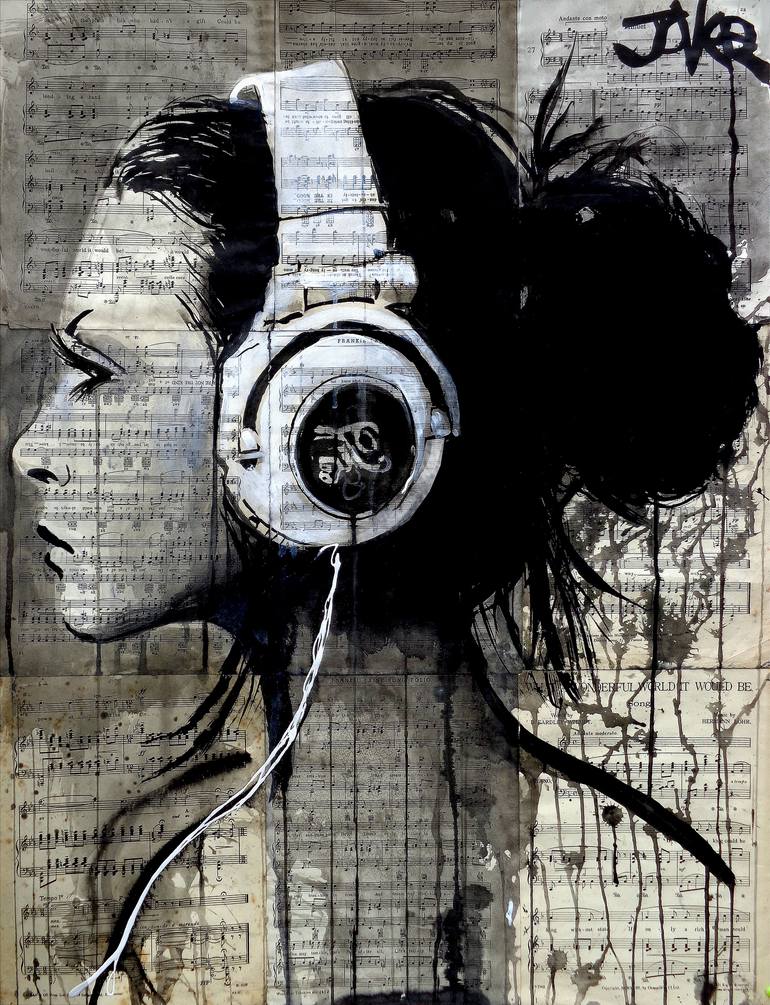 high fidelity Drawing by LOUI JOVER | Saatchi Art