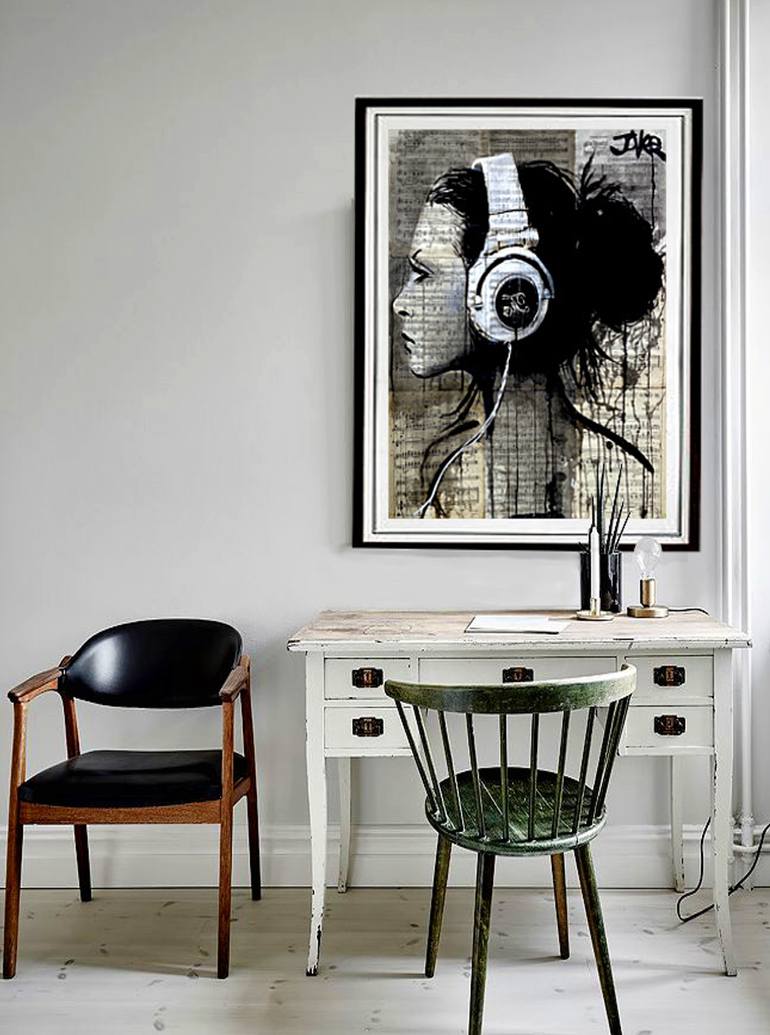 high fidelity Drawing by LOUI JOVER | Saatchi Art