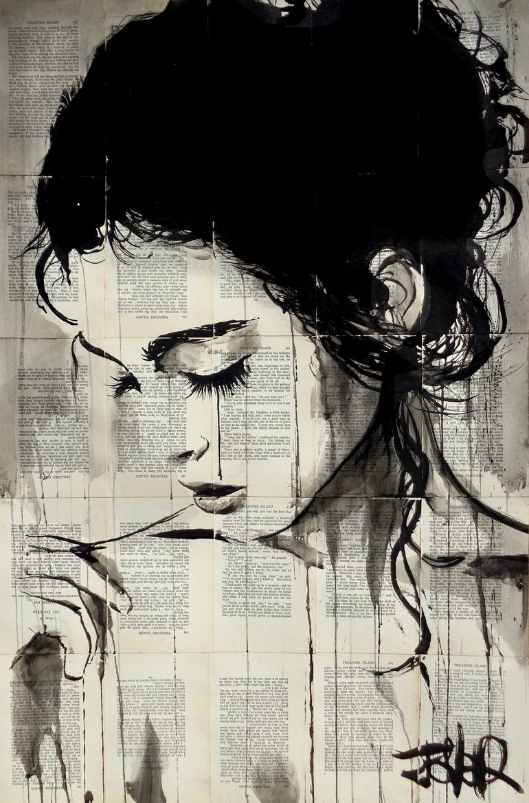 lenore Drawing by LOUI JOVER | Saatchi Art