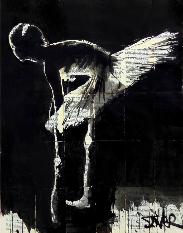 curtain call Drawing by LOUI JOVER | Saatchi Art