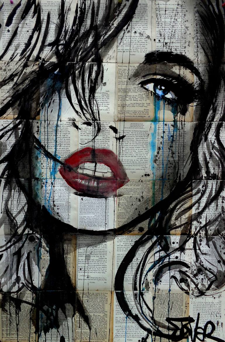 something more..... Drawing by Loui Jover | Saatchi Art