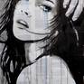 blue interlude Drawing by LOUI JOVER | Saatchi Art
