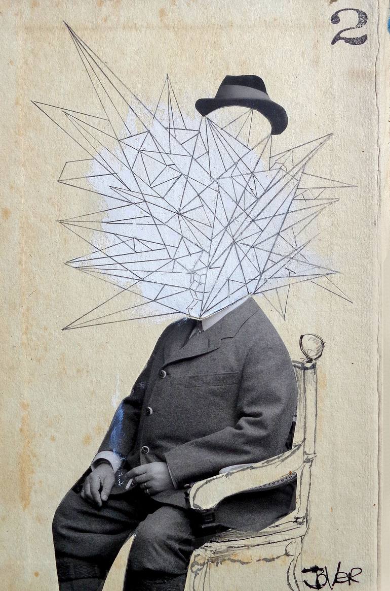 the schematic structure of loneliness in the state of a man Collage by ...