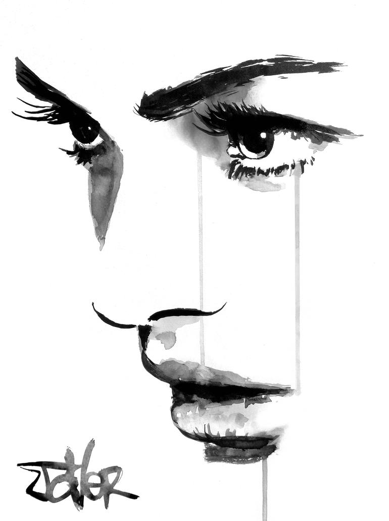 breathe Drawing by Loui Jover | Saatchi Art