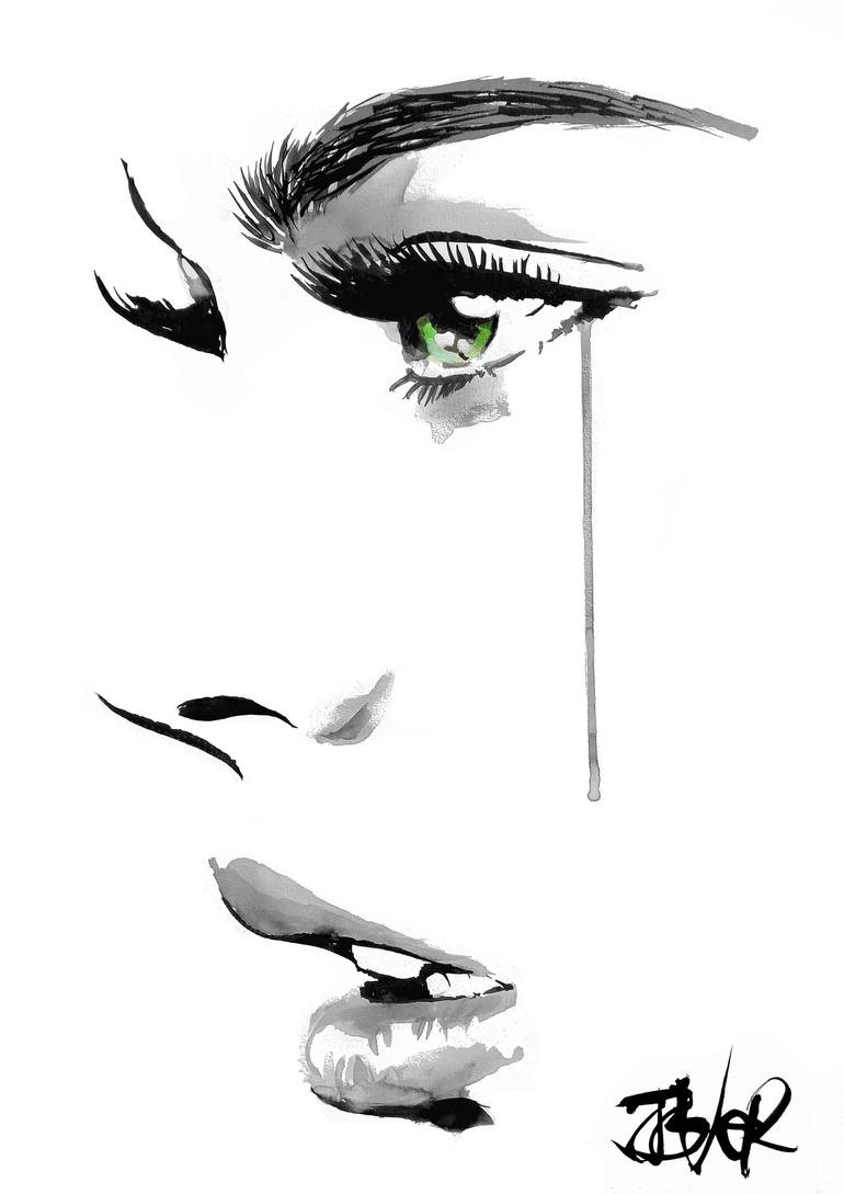merge Drawing by LOUI JOVER | Saatchi Art