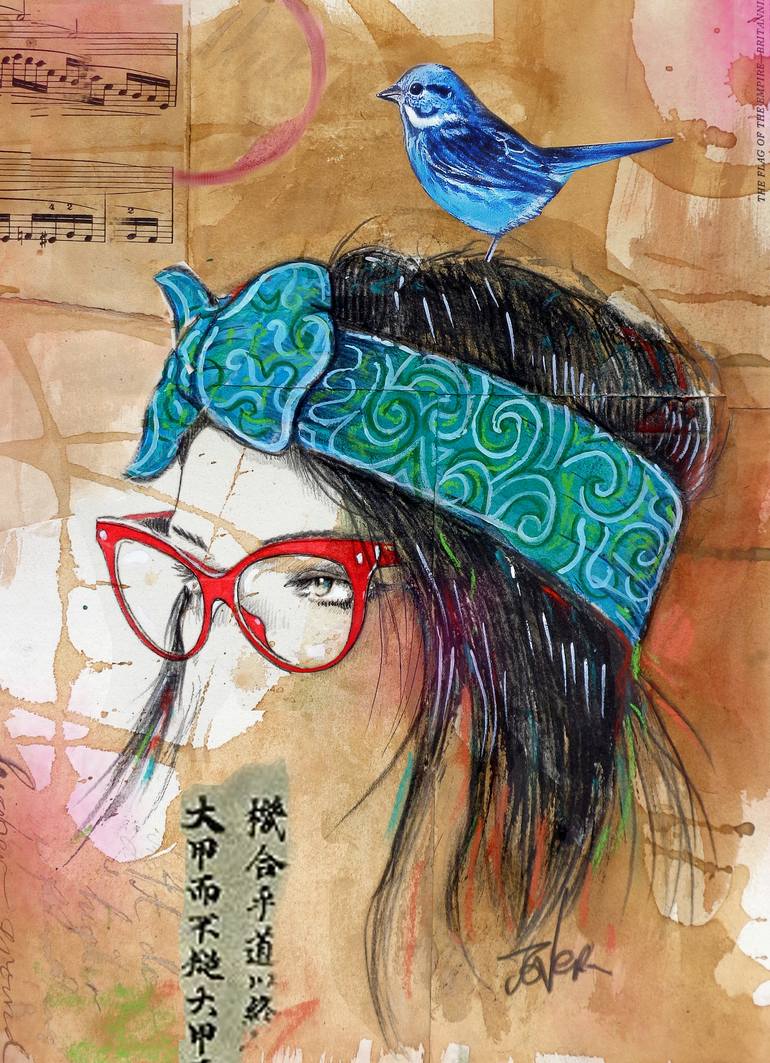 higher ground Drawing by LOUI JOVER | Saatchi Art