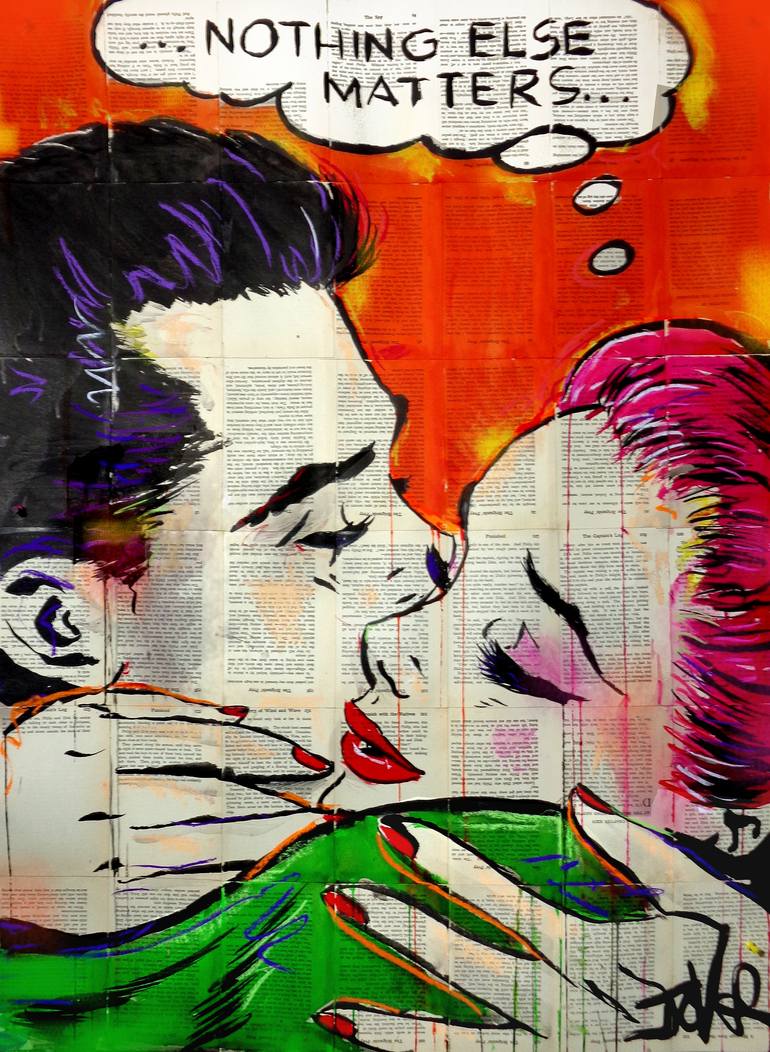 nothing else matters Drawing by LOUI JOVER | Saatchi Art