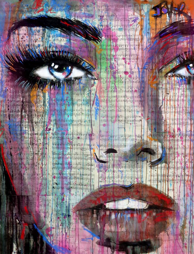 opus tempo Drawing by LOUI JOVER | Saatchi Art