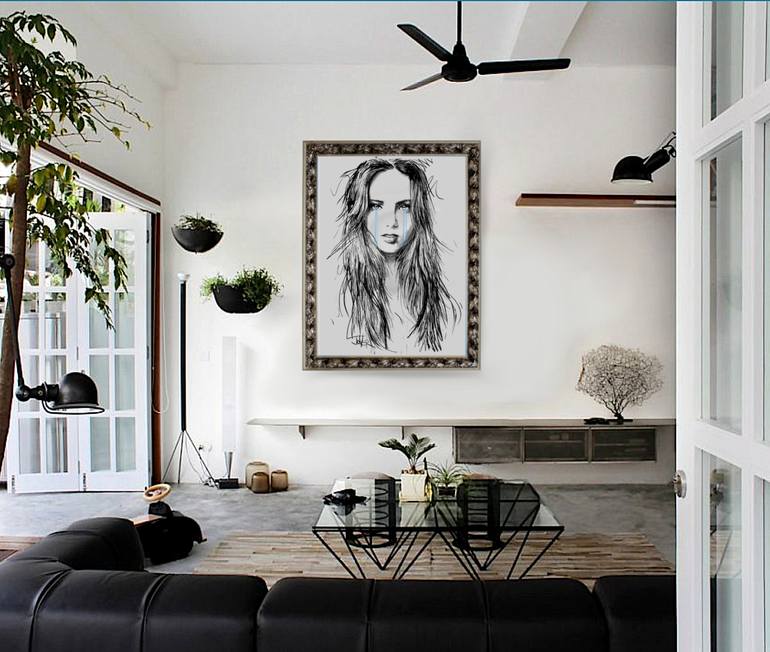 mya Drawing by LOUI JOVER | Saatchi Art