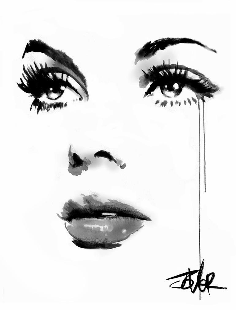 out there Drawing by LOUI JOVER | Saatchi Art