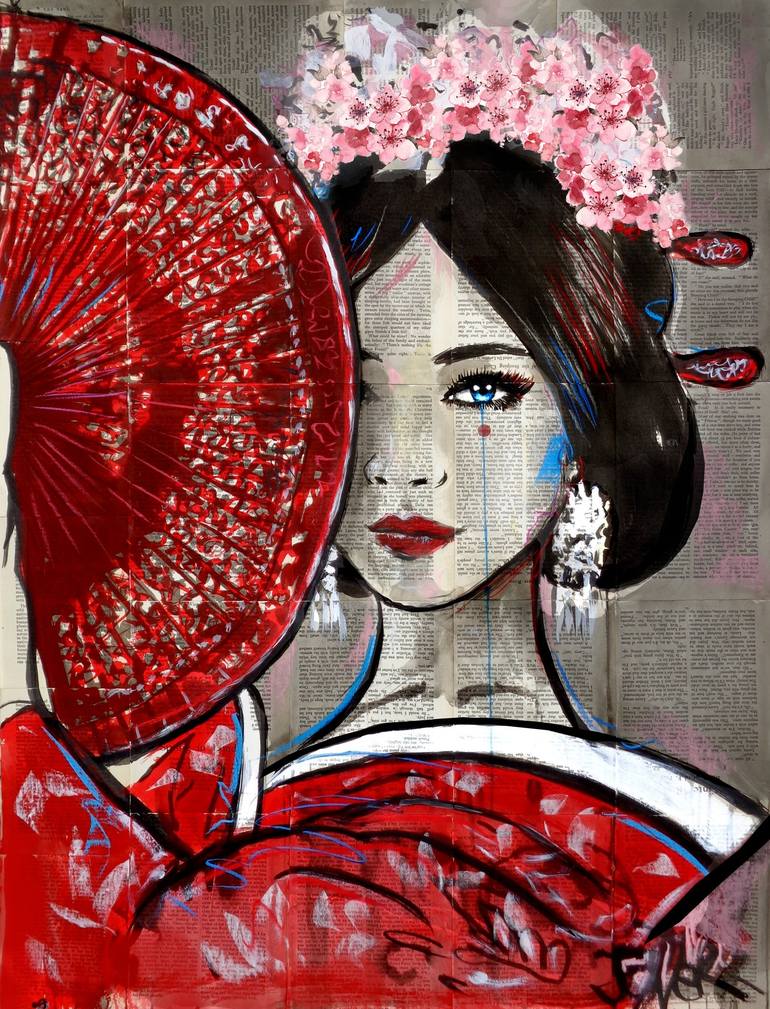 akai Drawing by LOUI JOVER | Saatchi Art