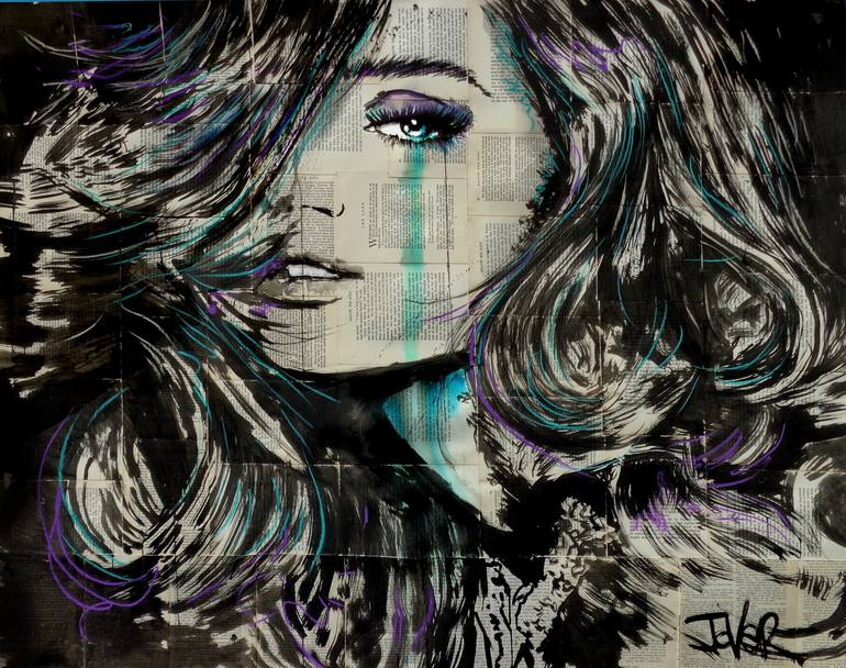 flurry Drawing by LOUI JOVER | Saatchi Art