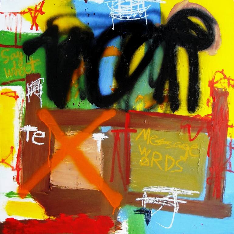 Text Painting by Alan Taylor Jeffries | Saatchi Art