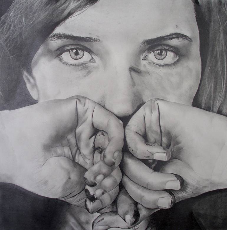 Moribund child Drawing by Justin Cowell | Saatchi Art