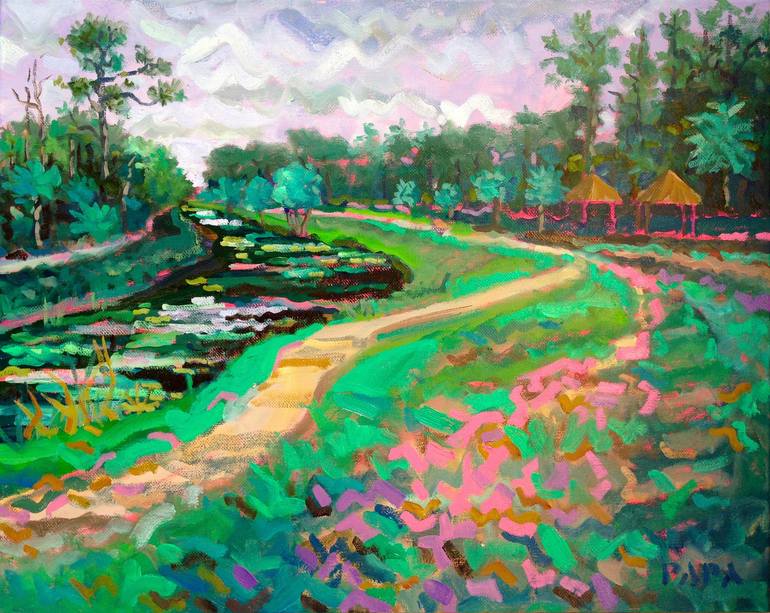 At Riverbend Park Painting by Ralph Papa | Saatchi Art