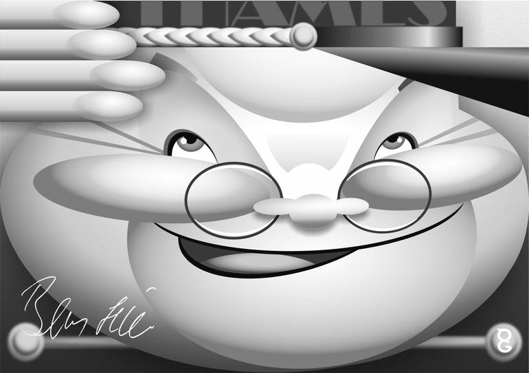 Benny Hill Mixed Media by George G Williams | Saatchi Art