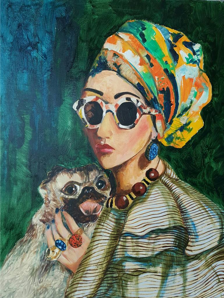 Bestie Painting by Surabhi Gaikwad | Saatchi Art