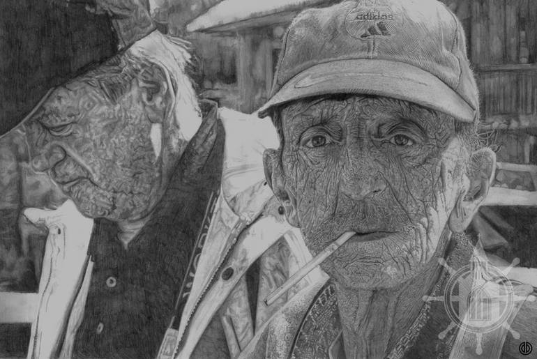 Faces of the Trawlermen (1) (HND) Drawing by Shtc Art Department ...