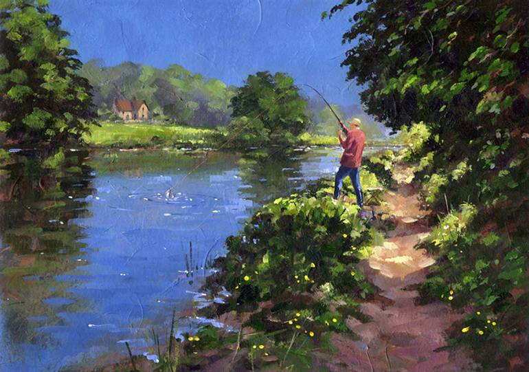 Fisherman Painting by Alec Macdonald | Saatchi Art